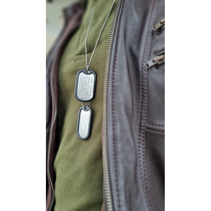 Jual Kalung Custom nama tentara army polisi Dogtags dog tag Made in USA ...