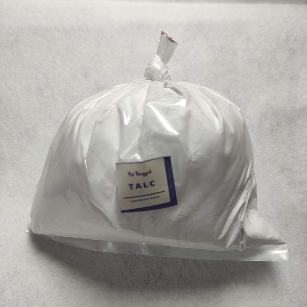 Jual Talc Talek Pengental Resin Bubuk 500gr Talk Bedak Putih Recin ...