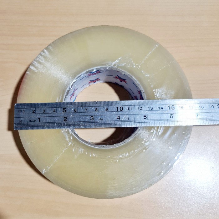 Jual LAKBAN 500 YARD FULL BENING/ LAKBAN JUMBO 2 INCH PUTIH AB27 ...