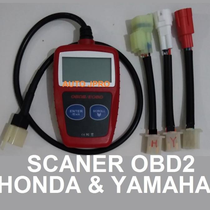 Jual ALAT SCANNER HONDA YAMAHA DIAGNOSA DIAGNOSTIC TOOL CEK FI OBD2 ...