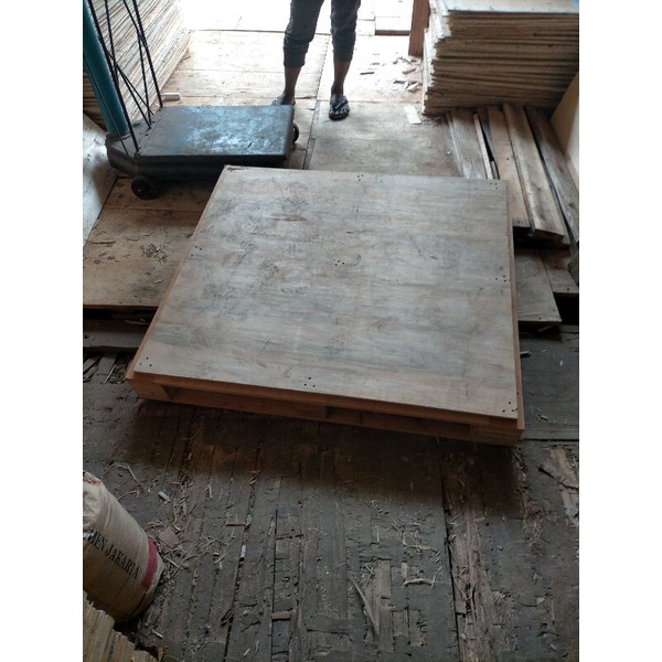Jual Palet kayu flat palet rata 107x110x13cm | Shopee Indonesia