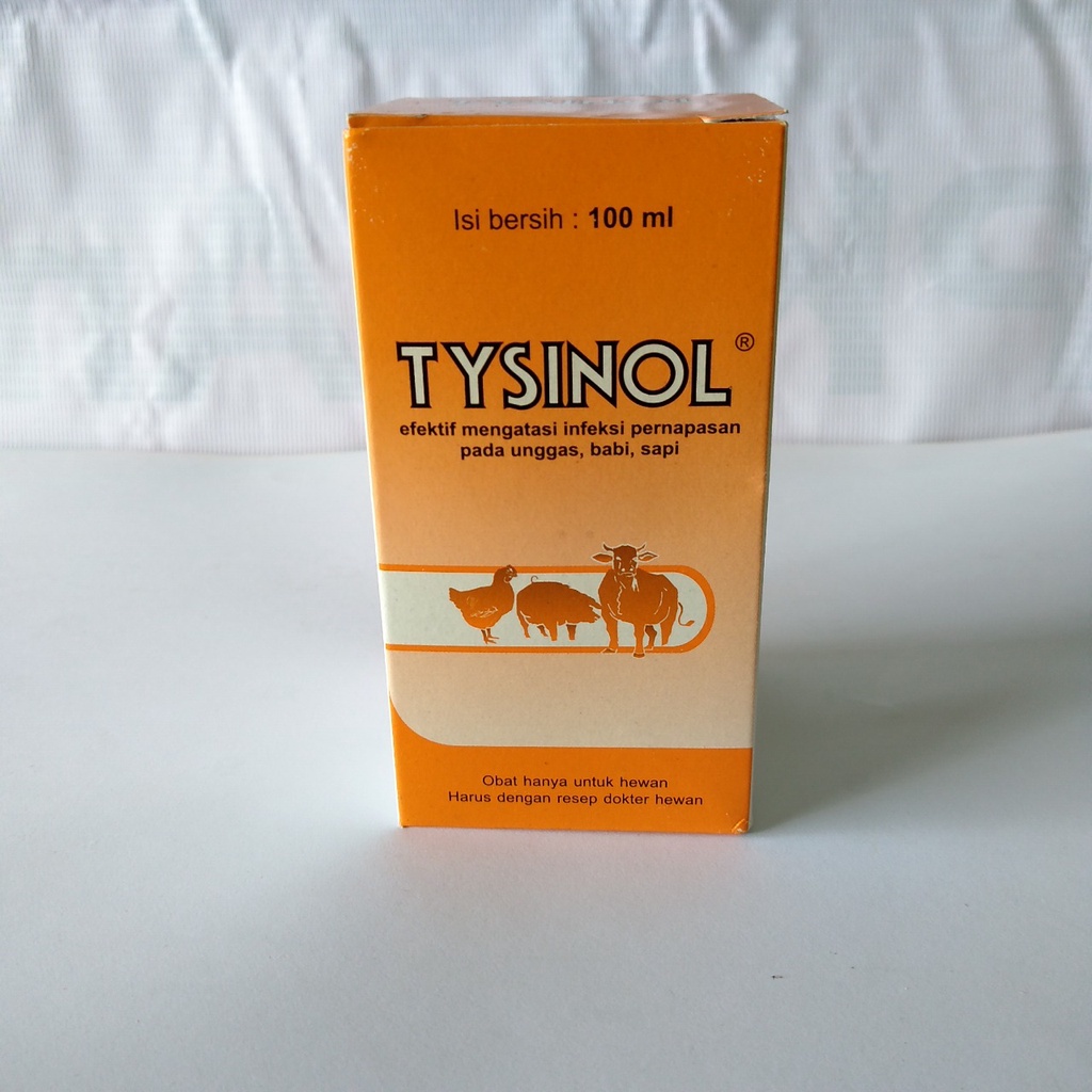 Jual Tysinol 100ml Obat injeksi Antibiotik masalah Pernafasan Hewan ...