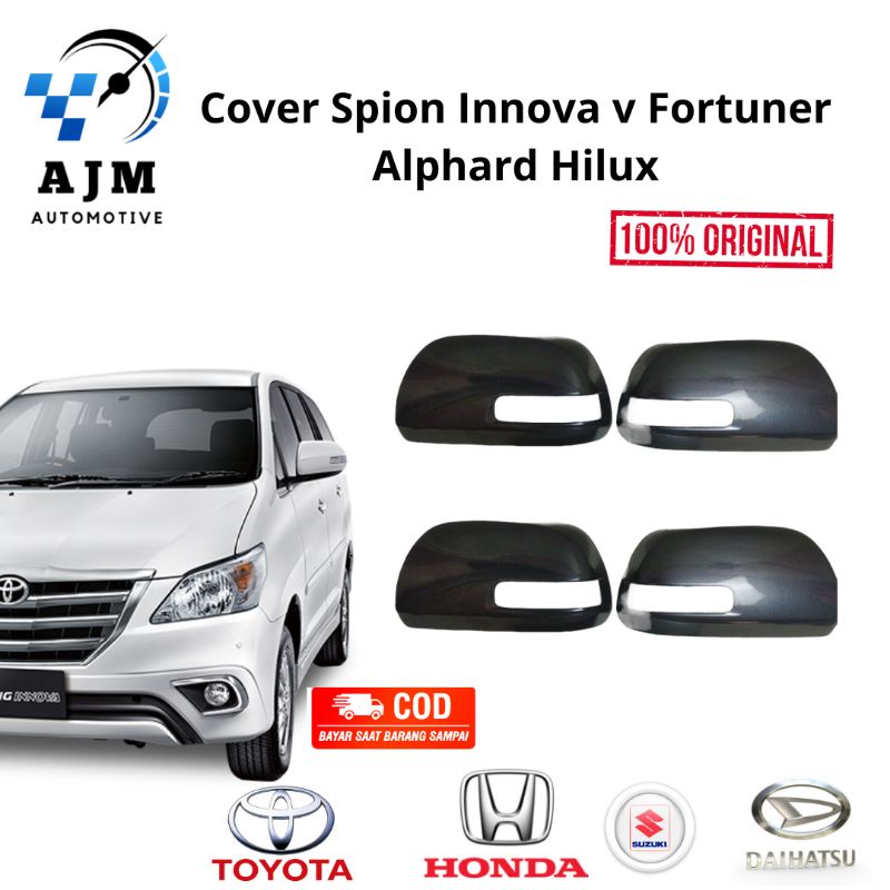 Jual cover spion innova v Fortuner VNT Alphard Hilux tutup batok spion ...