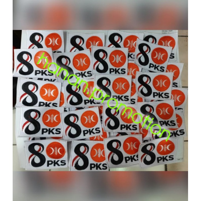 Jual BADGE LOGO PARTAI PKS NOMOR BORDIR KOMPUTER | Shopee Indonesia