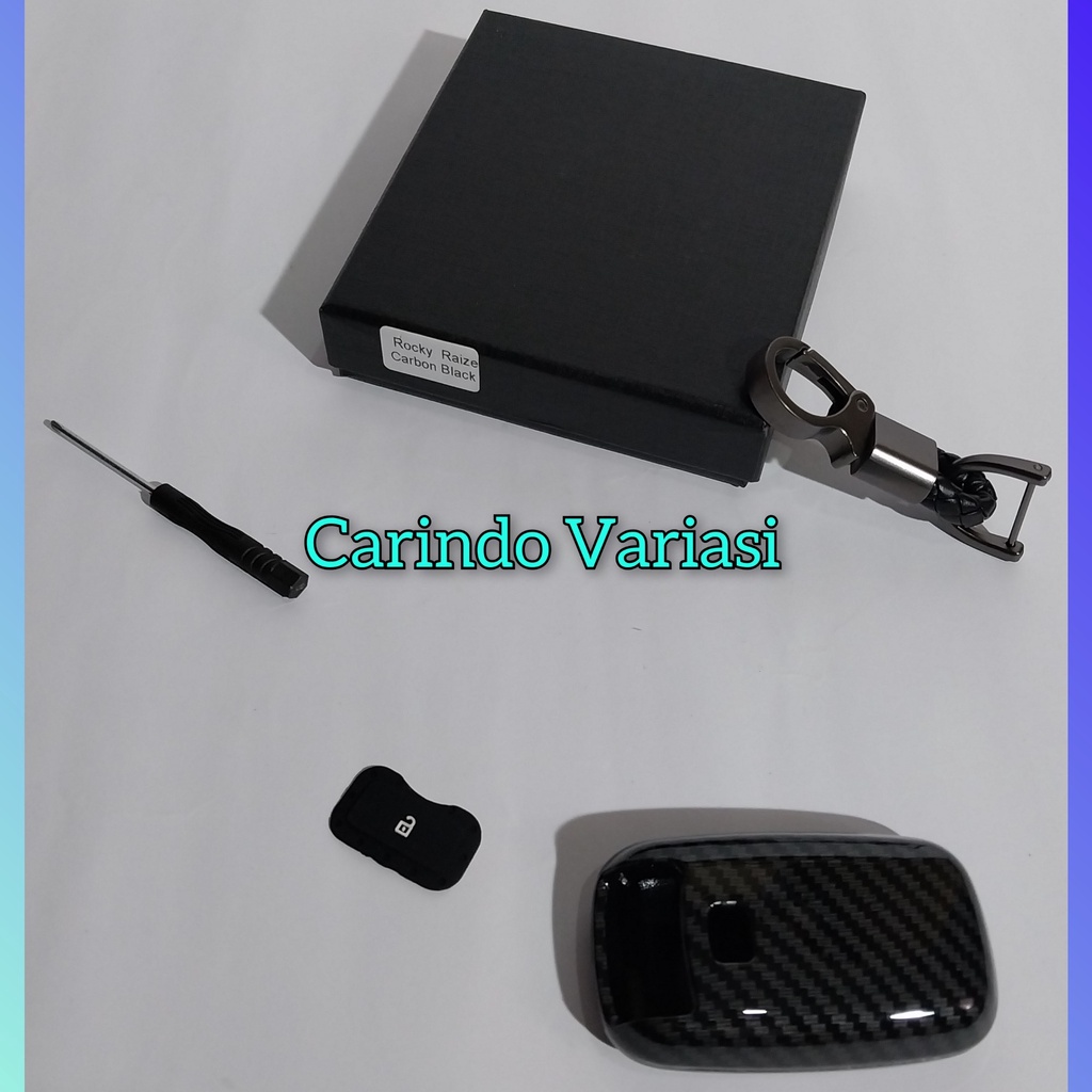 Jual Casing Sarung Kunci Mobil Rocky Raize 2021 Carbon Black | Shopee ...