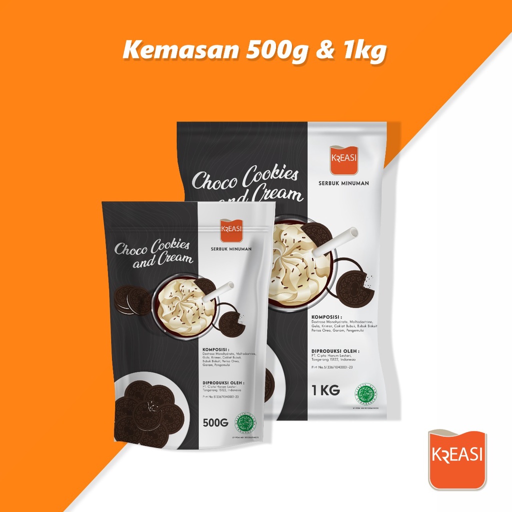 Jual Grosir Bubuk Minuman Boba/Drink Powder Choco Cookies & Cream ...