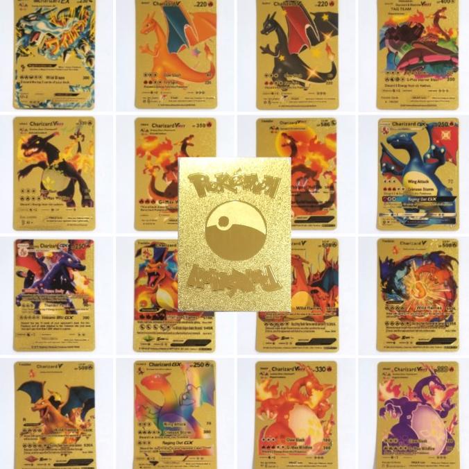 Jual Kartu Pokemon Charizard Vmax V Evolution Mega GX Emas Gold Card ...