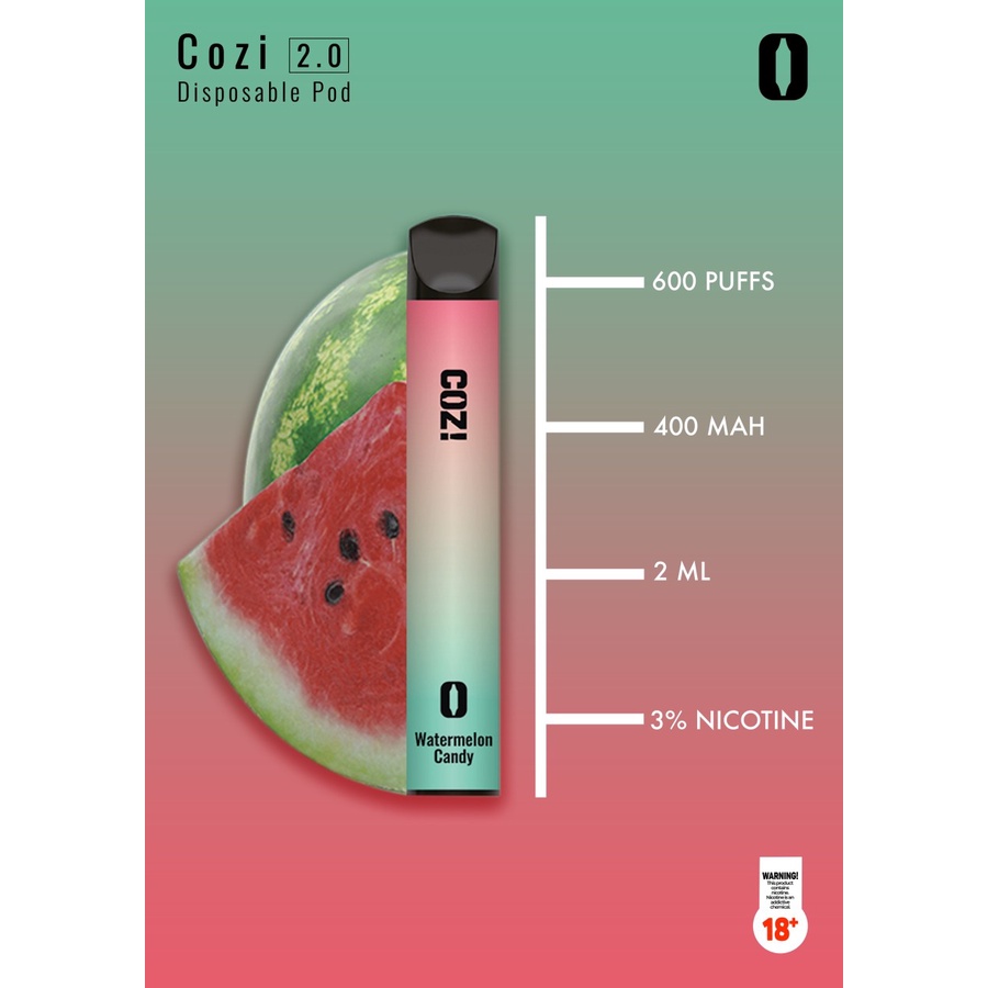 Jual Cozi Pod 2.0 Cozy 3% Nic 600 Puffs 400mah Disposable Pods System ...