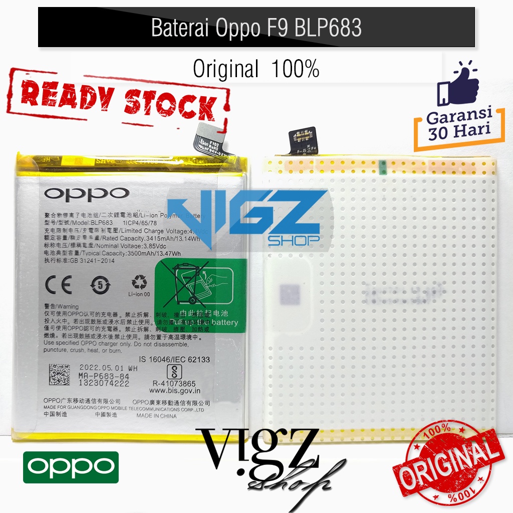 Jual Baterai Oppo F9 BLP683 Original 100% | Shopee Indonesia