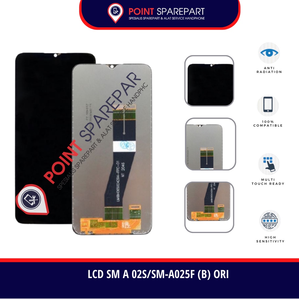 Jual LCD Samsung A02s A025F Fullset Touchscreen-Black | Shopee Indonesia