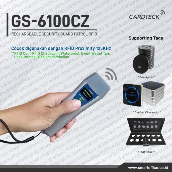 Jual RFID Proximity EM 125KHz Guard Patrol Rechargeable Security System ...