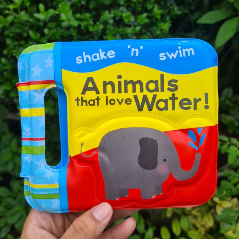 Jual SHAKE & SWIM ANIMALS THAT LOVE WATER! (Bath Book) | Shopee Indonesia