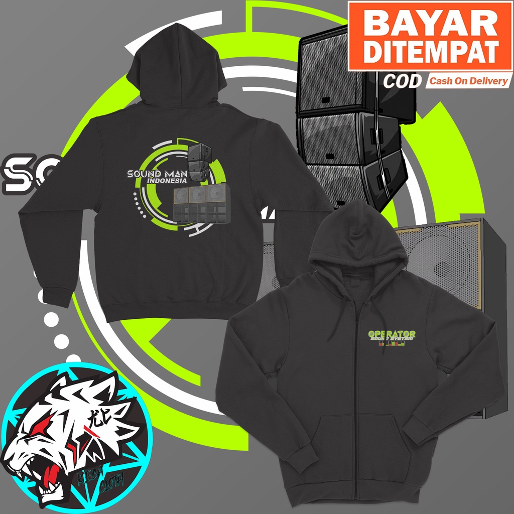 Jual JAKET ZIPPER OPERATOR SOUND SYSTEM BIG SIZE JUMBO JAKET SOUND ...