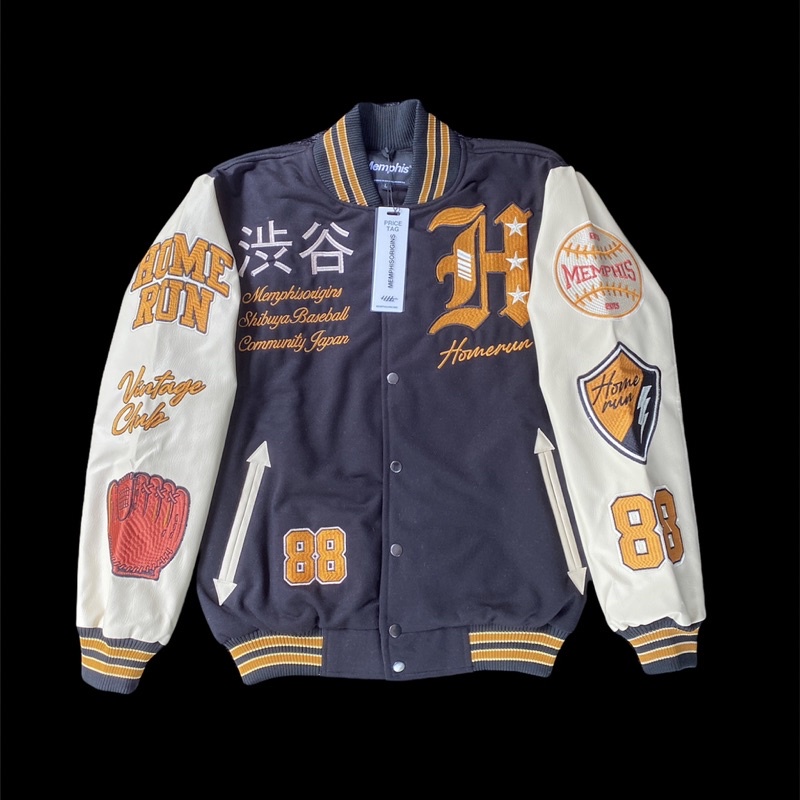 Jual VARSITY JACKET HOMERUN XXL | Shopee Indonesia