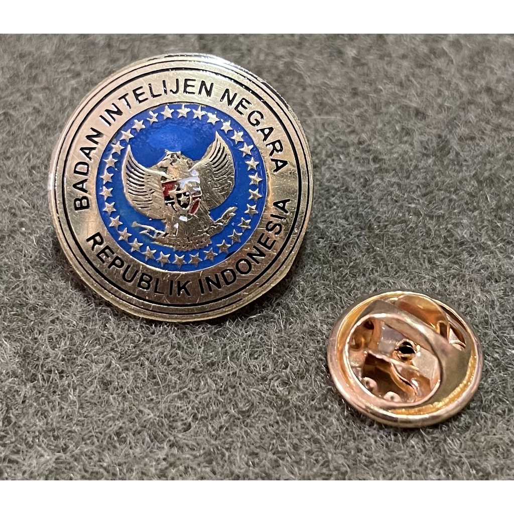 Jual Pin Kerah BIN Biru - Lencana Kerah BIN - Pin BIN Kerah Biru ...