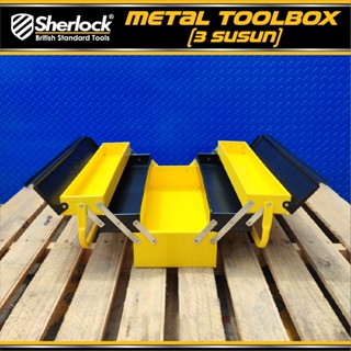 Jual Tool box 3 susun metal toolbox 3 layer Sherlock Daily Duty ...