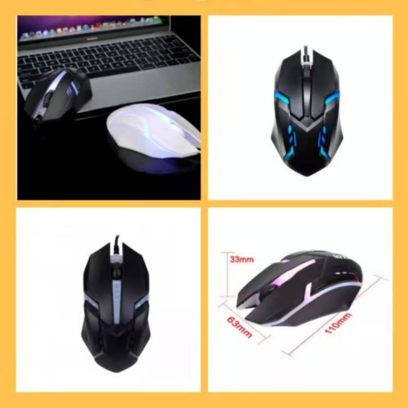 Jual Mouse Gaming /Mouse Gaming LED/Mouse avan | Shopee Indonesia