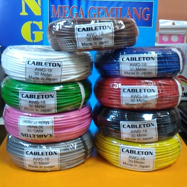 Jual Kabel AWG 18 - 1 roll 100 meter | Shopee Indonesia