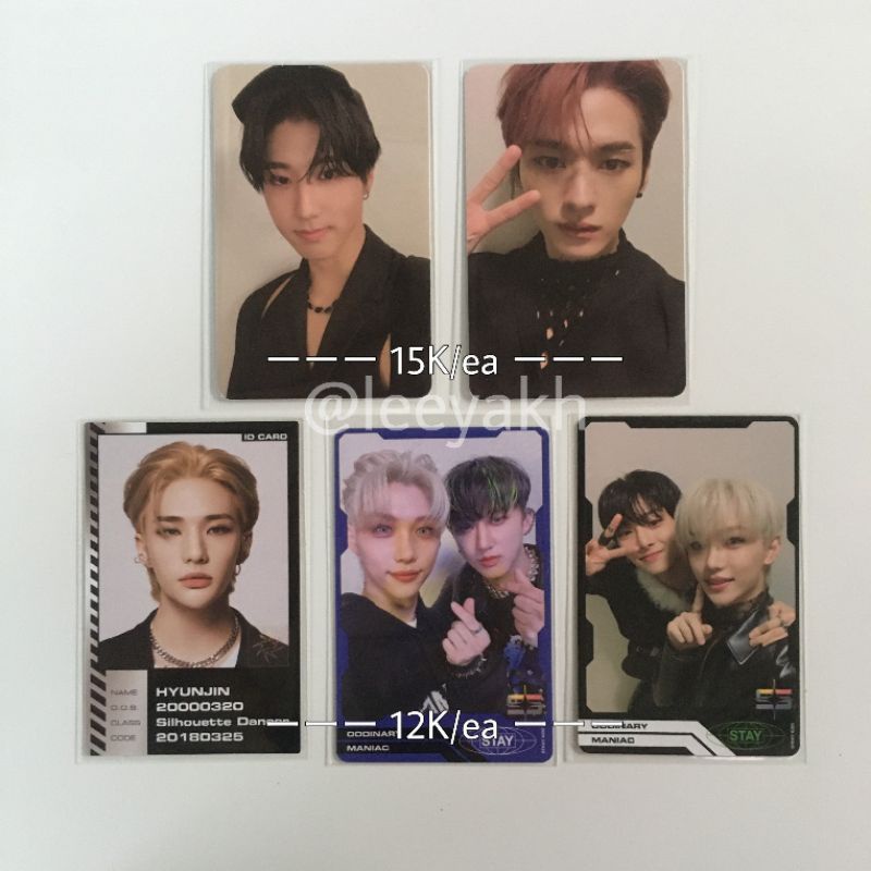 Jual HAN LEE KNOW HYUNJIN PC PHOTOCARD FRANKENSTEIN VER ID CARD TC TRADING CARD UNIT ODDINARY ...