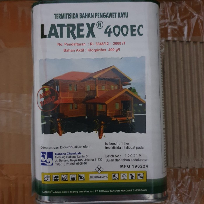 Jual Alat Latrex Lentrex Latrek Lentrek Obat Pembasmi Rayap 1 Liter ...
