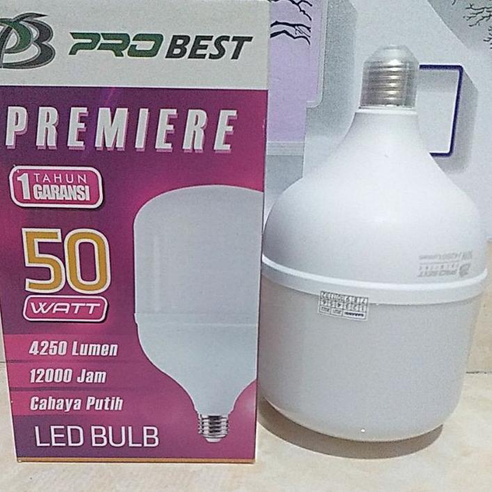 Jual LIL293 Bohlam Lampu LED Capsule Jumbo 50 Watt Putih PROBEST PREMIER SNI === | Shopee Indonesia