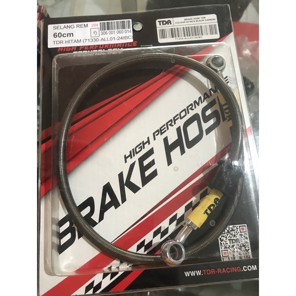 Jual Selang Rem Tali Rem Motor Belakang 60cm TDR Carbon | Shopee Indonesia