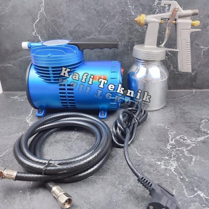 Jual Kompresor Mini Listrik Set Air Compresor Dan Low Pressure Spray ...