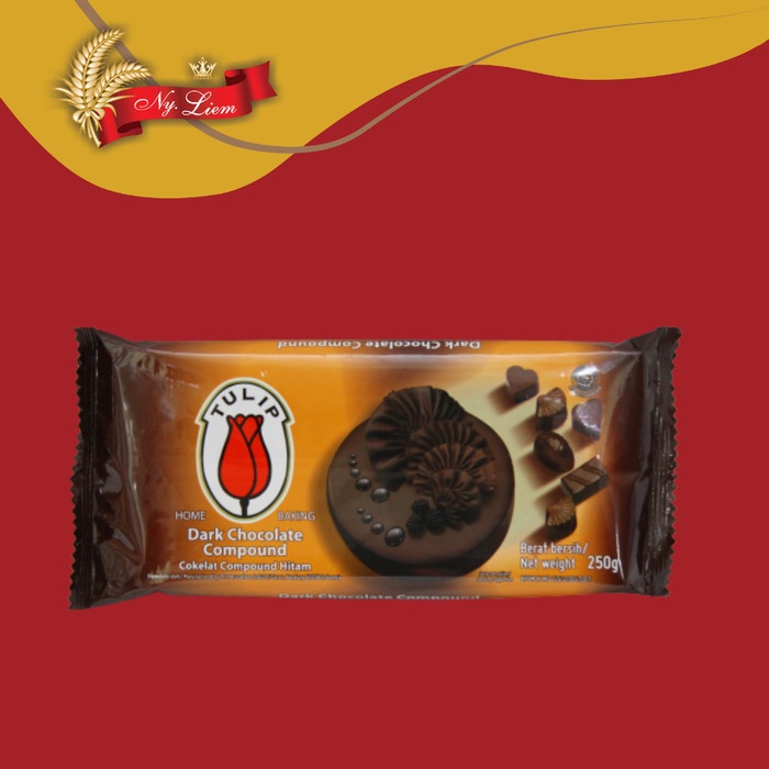 Jual TULIP Dark Chocolate Compound 225 gram | Shopee Indonesia