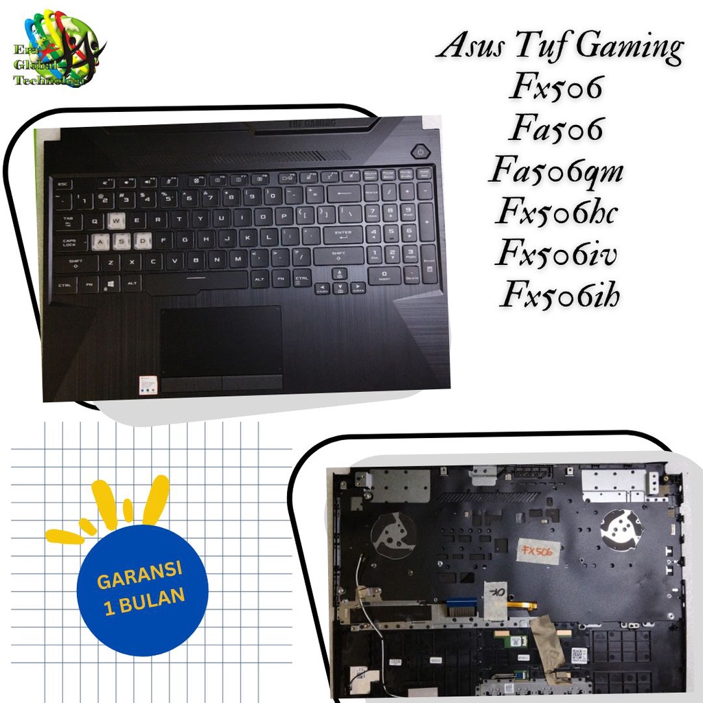 Jual Keyboard Asus Tuf Gaming Fx506 Fa506 Fa506qm Fx506hc Fx506iv Fx506ih | Shopee Indonesia