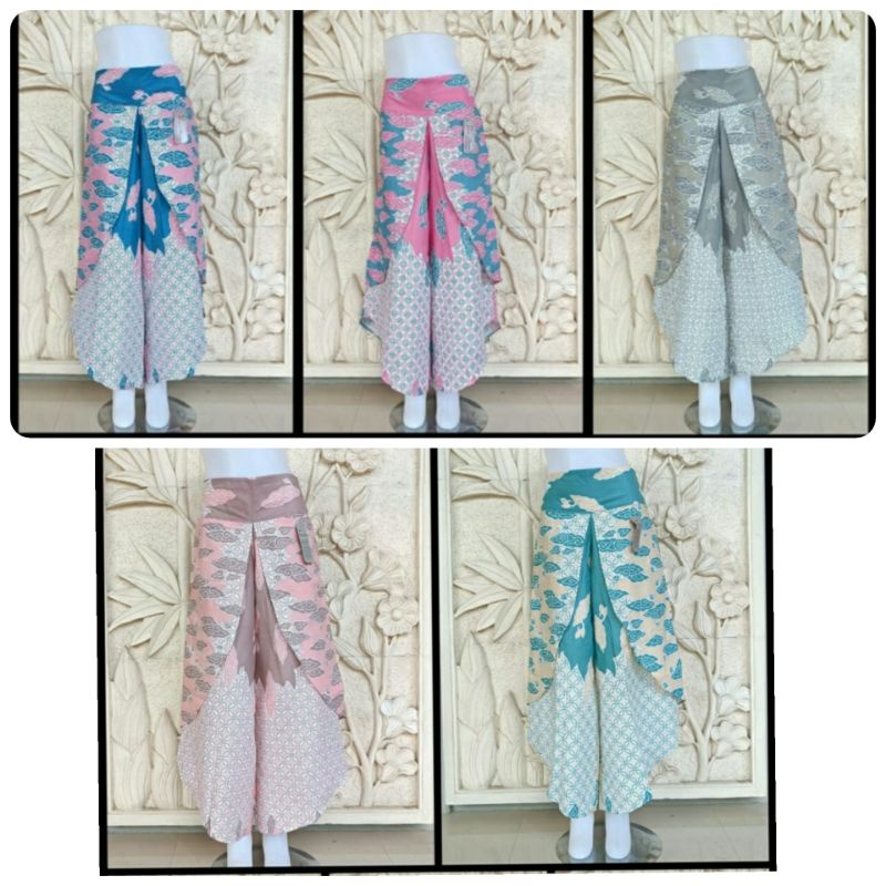 Jual CELANA KULOT BATIK MODEL SAYAP MOTIF MEGA MENDUNG KAWUNG CELANA ...