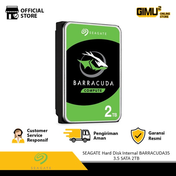 Jual SEAGATE Hard Disk Internal BARRACUDA35 3.5 SATA 2TB | Shopee Indonesia