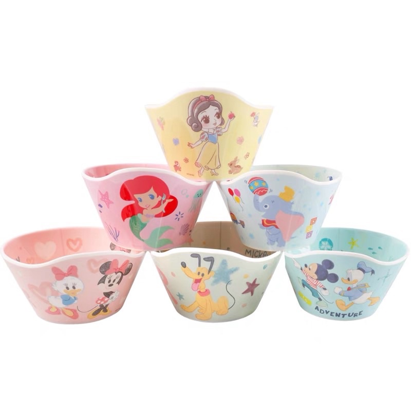 Jual MANGKOK BOWL ANAK MELAMINE DISNEY ORIGINAL / Snow White Ariel ...