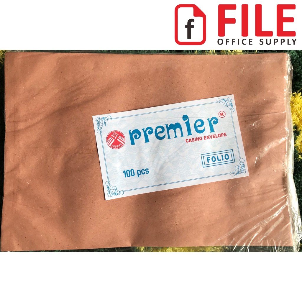 Jual Amplop Map Kertas Coklat Casing D / F4 Folio (24 x 35 cm) - 100 ...