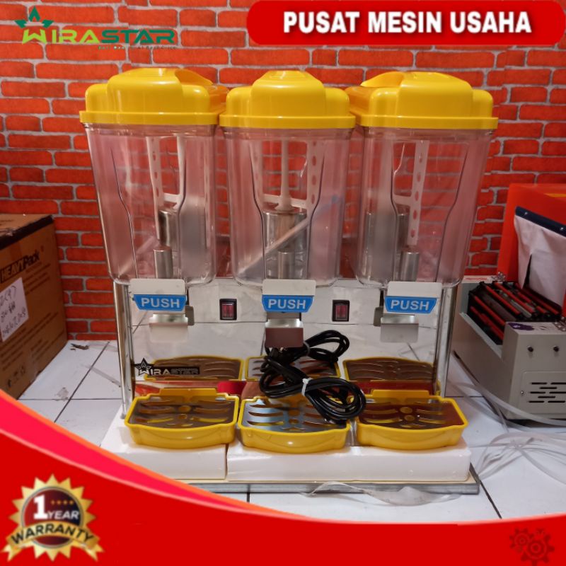 Jual MESIN PENDINGIN MINUMAN 3 TABUNG & JUICE DISPENSER JCD-345 ...