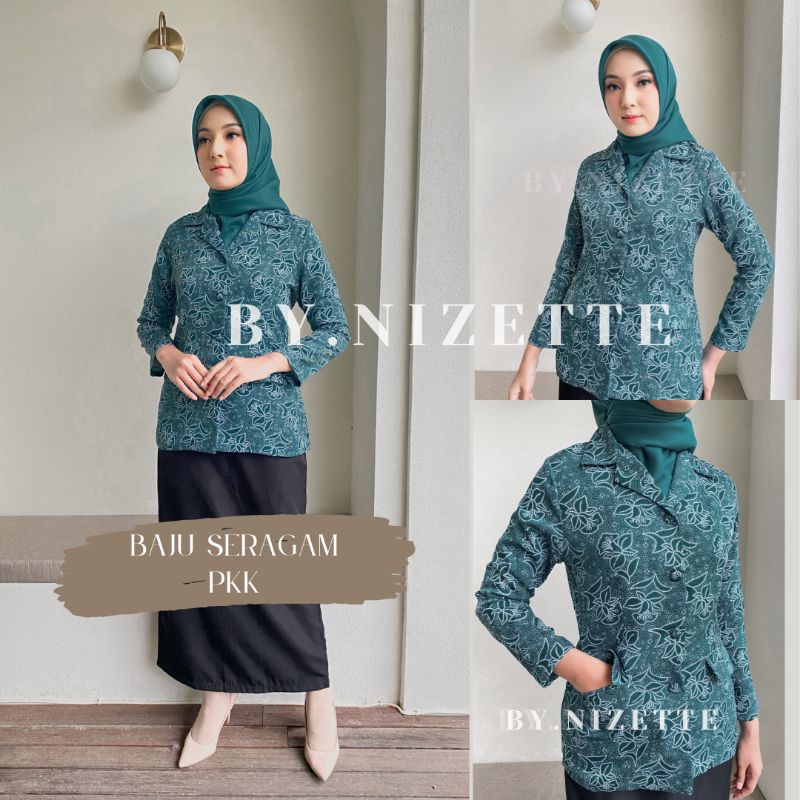 Jual Seragam Batik PKK Nasional Non Furing | Shopee Indonesia