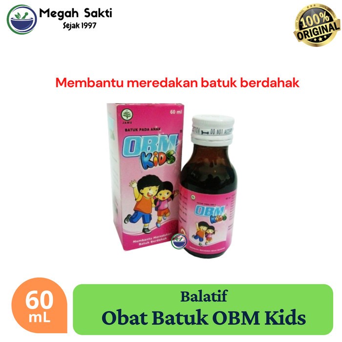 Jual MGS - Obat Batuk Anak OBM Kids - Pereda Batuk berdahak 60 mL ...