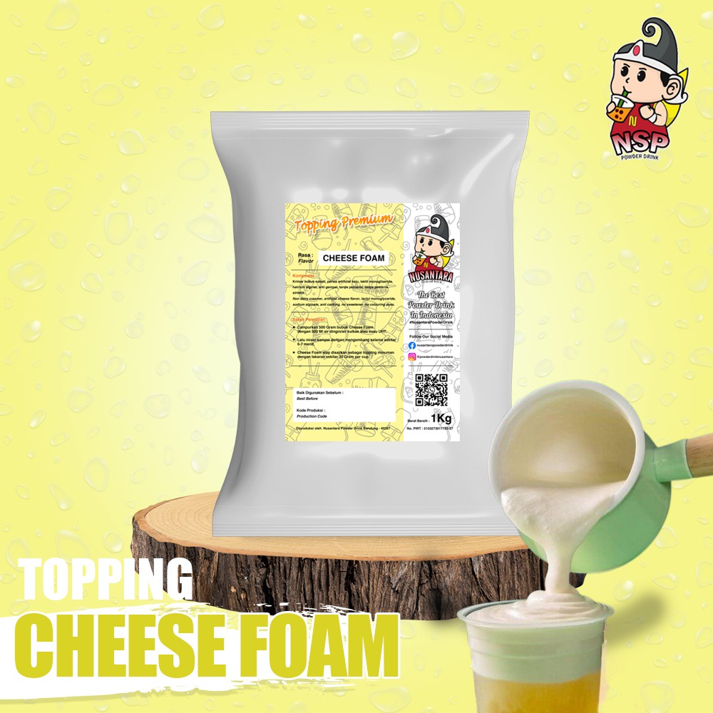 Jual Cheese Foam Powder Premium / Cream Cheese Powder Premium 1kg ...