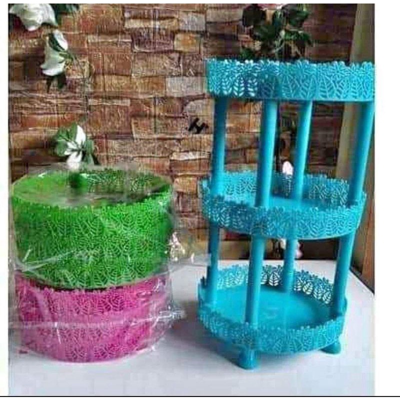 Jual Rak lotus Petak/ bulat /RAK SERBAGUNA CLIO LOTUS /ORCHID 3 SUSUN ...