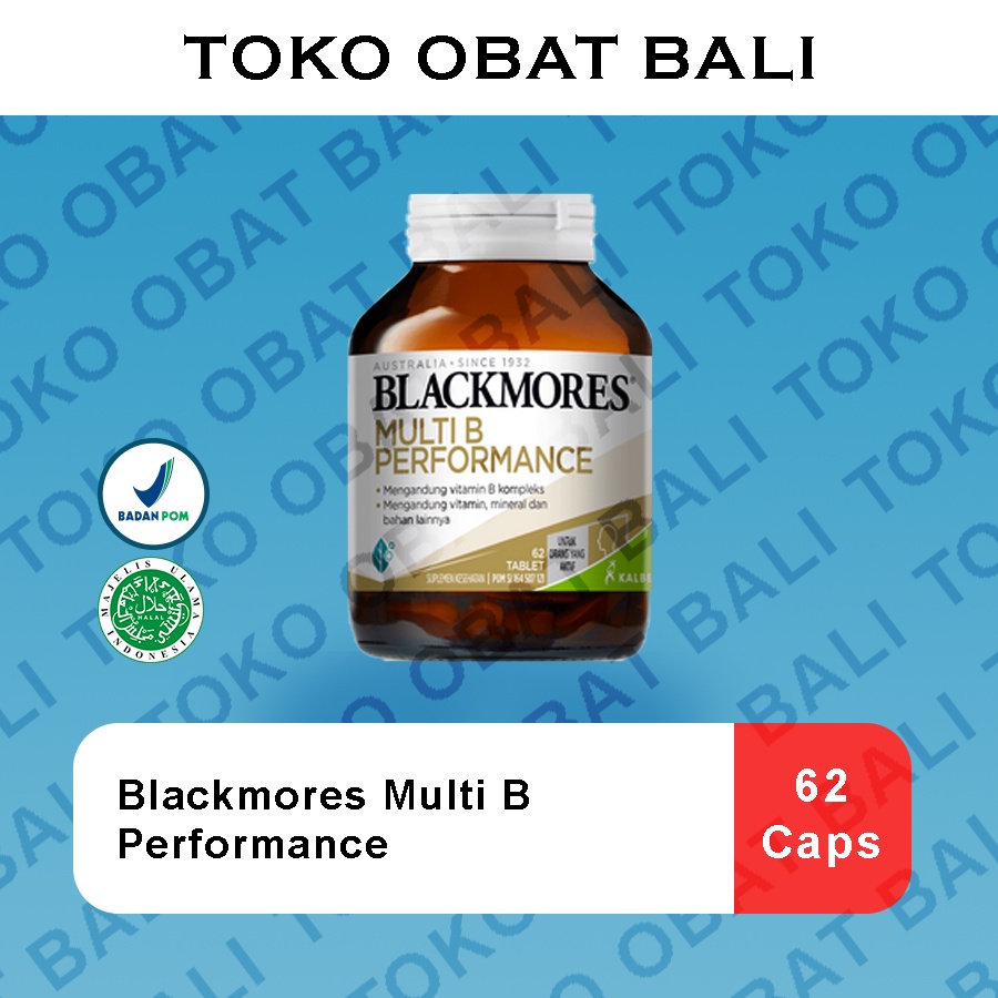 Jual Blackmores Multi B Performance (62tabs) ORIGINAL | Shopee Indonesia