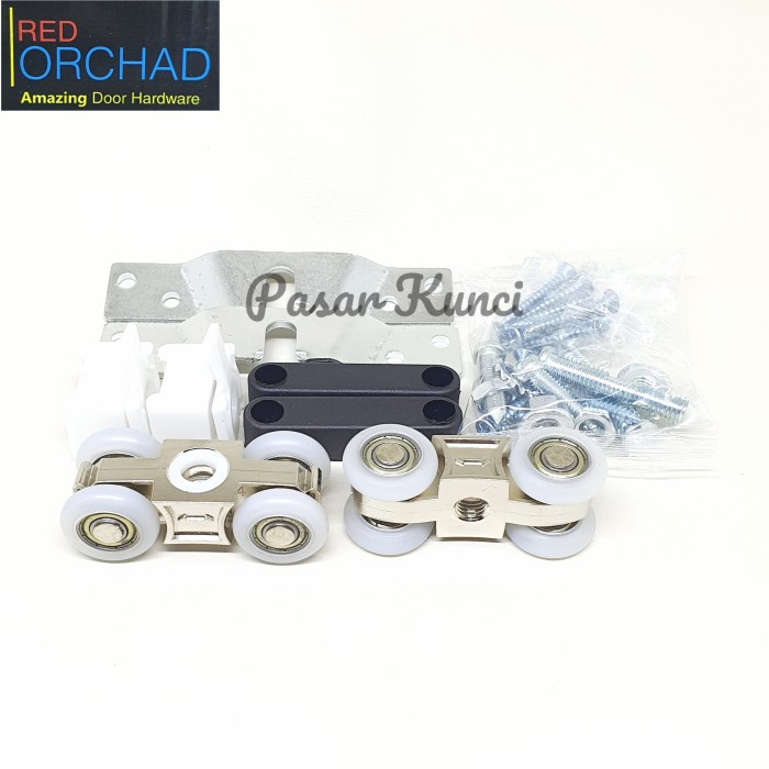 Jual Engsel Roda Sliding Rel Gantung Pintu Geser | Shopee Indonesia