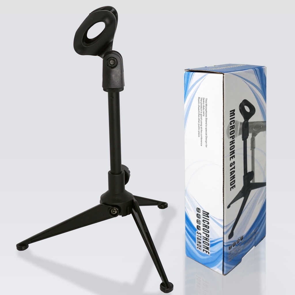Jual Stand Mic Pendek Tiang Mic Mini/ Standing Microphone Microfon ...