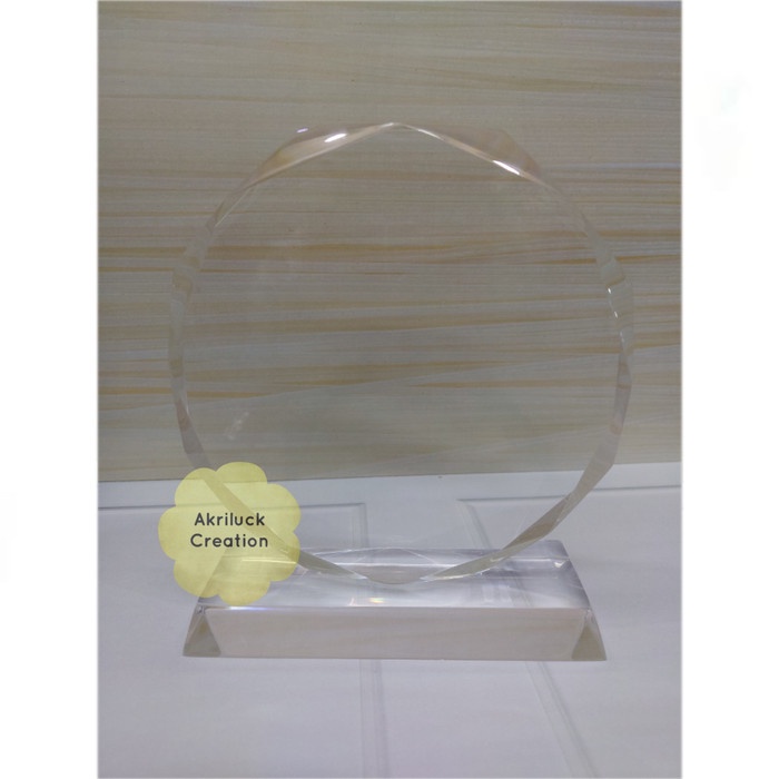 Jual Tro Plakat Polos Akrilik Model Diamond Tebal 1,5 Cm / 2 Cm + Dus ...