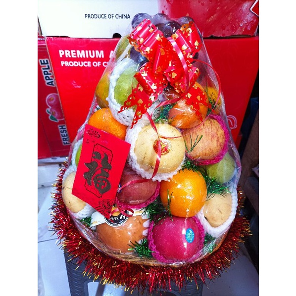 Jual parcel buah uk besar spesial imlek | Shopee Indonesia