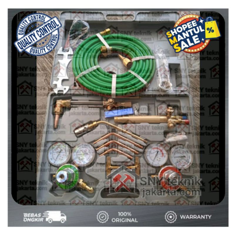 Jual Stang Las Set Welding & Cutting - Alat Potong Blender Set Oxigen ...