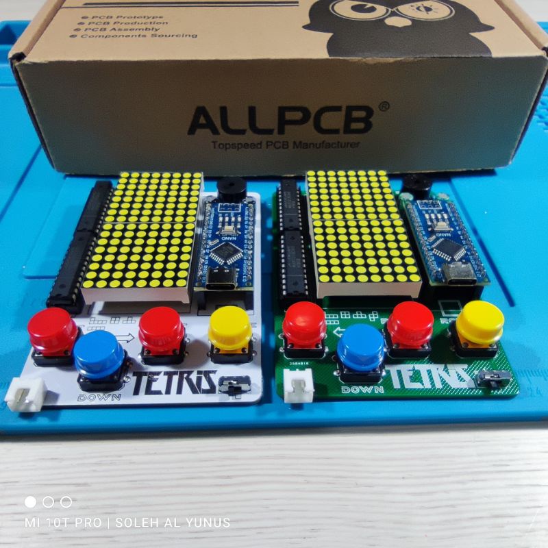 Jual DIY KIT Game Tetris Arduino Nano | KIT Belajar Menyolder Project ...