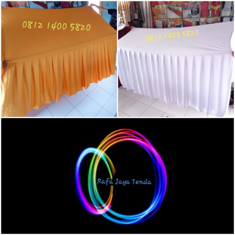 Jual SARUNG MEJA HOTEL/KANTOR/PESTA#200CM | Shopee Indonesia