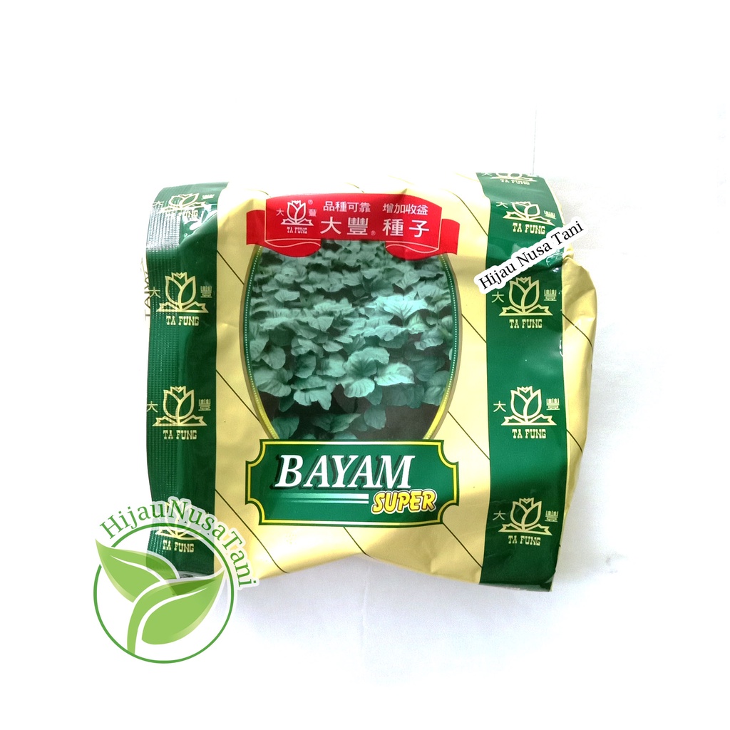 Jual Benih BAYAM SUPER TAFUNG 500 gram 0,5kg - Ta Fung Benih Biji Bayam ...