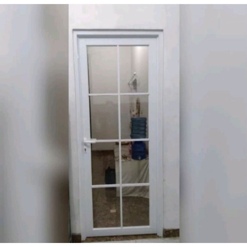 Jual pintu alumunium n kaca merk alexindo uk.80x210 list ornamen ...
