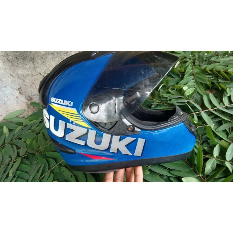 Jual helm fullface Suzuki original helm suzuki bawaan dealer original ...