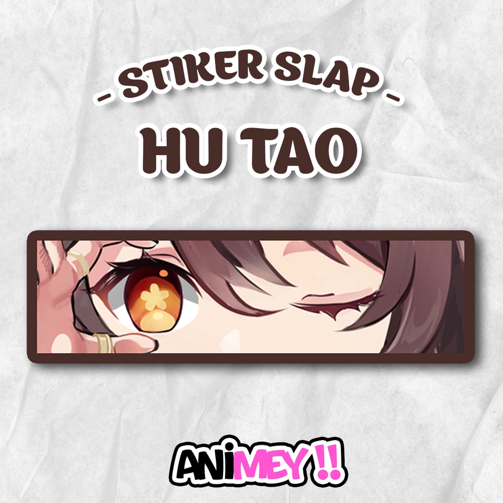 Jual Stiker Slap Hu Tao Genshin Impact / Sticker Anime Waterproof ...